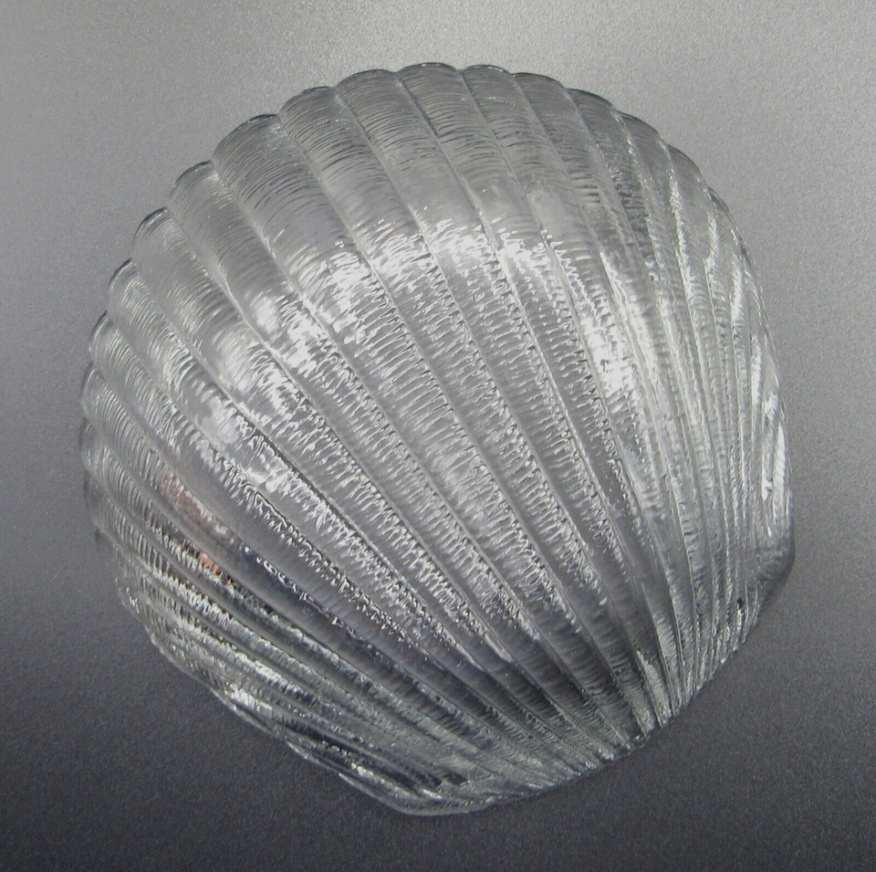 Coquillage by Arcoroc Shell Shaped Textured Clear Glass Cereal Soup ...