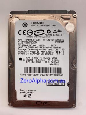 HTS545032B9A302 Hitachi Donor Hard Drive 0J13963, 1102, DA7254 | eBay ...