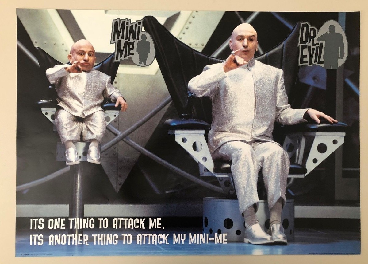 Dr Evil And Mini Me Laughing