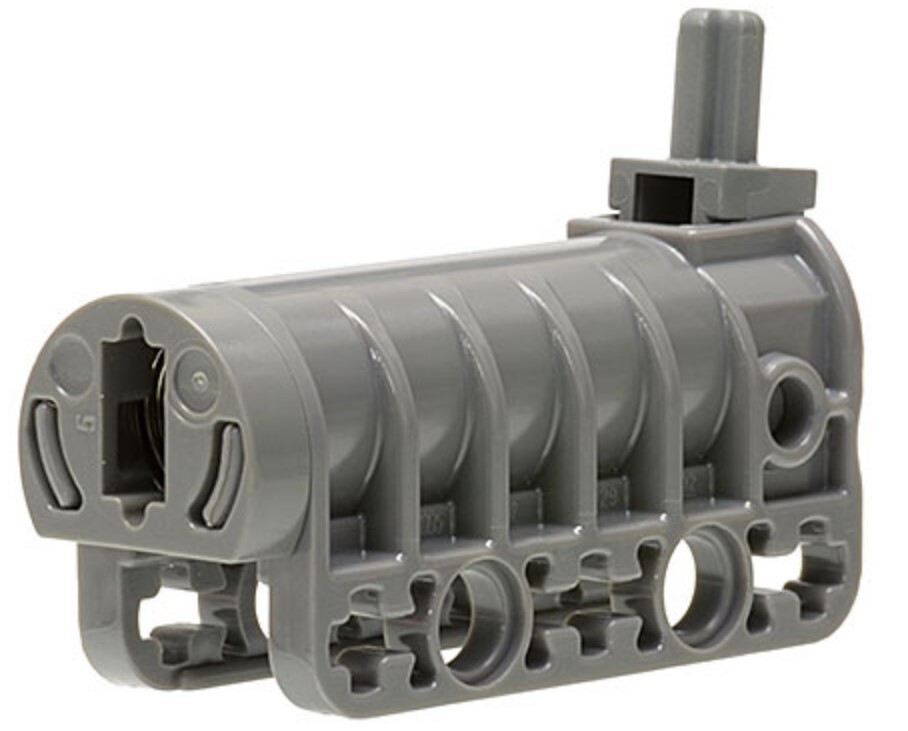 57029c01_LEGO Projectile Launcher, Cannon, Flat Bottom _ Dark Bluish ...