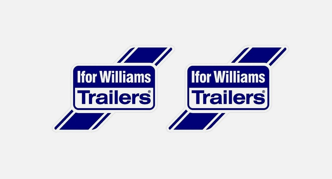 2 X Ifor Williams Mudguard replacement Sticker - Decal C70457 Pair ...
