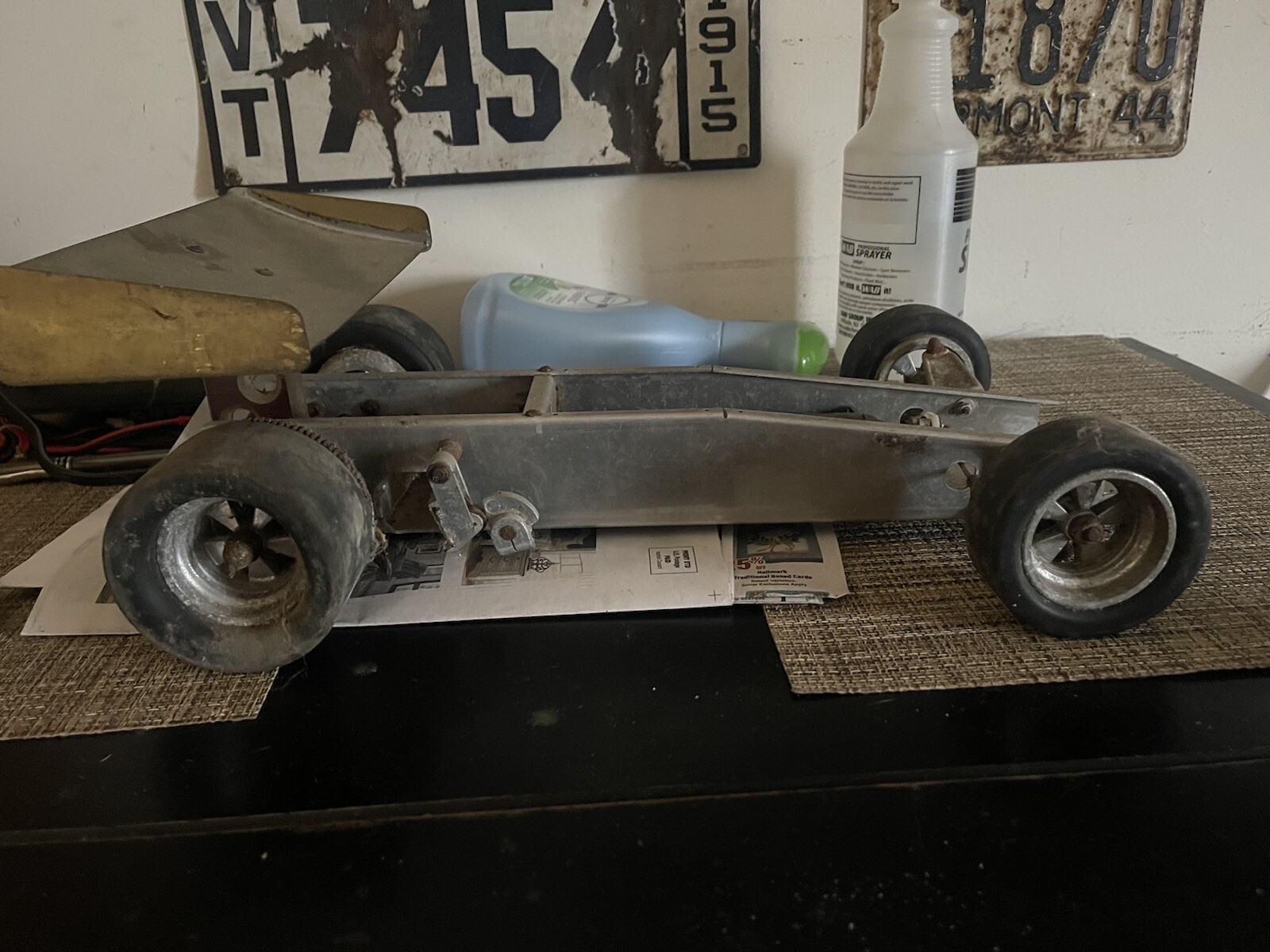 Rare Vintage Nitro 1/8 Veco 1970's Nitro Rc Indy Car Parts Or Project ...