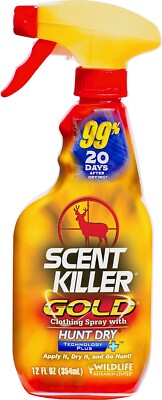 Wildlife Research 1252 Scent Killer Gold Odor Eliminator Odorless Scent ...