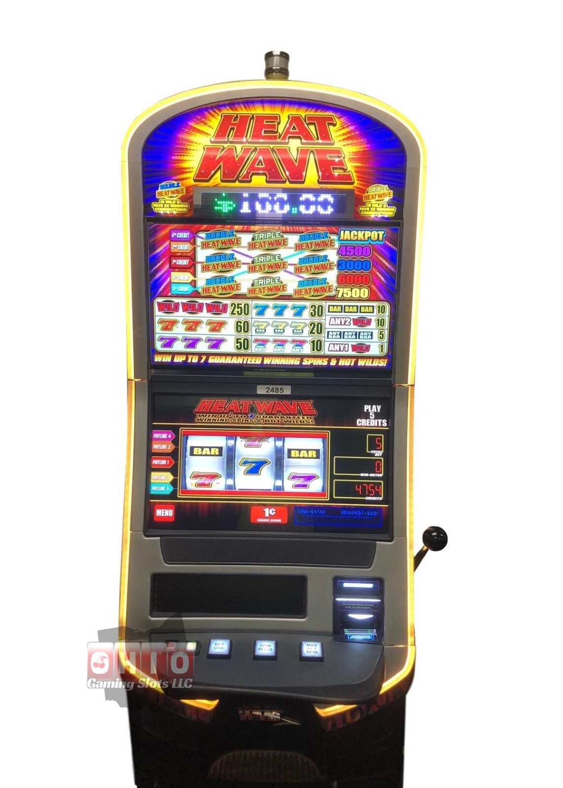 Blade Reel Heat Wave Slot Machine | eBay