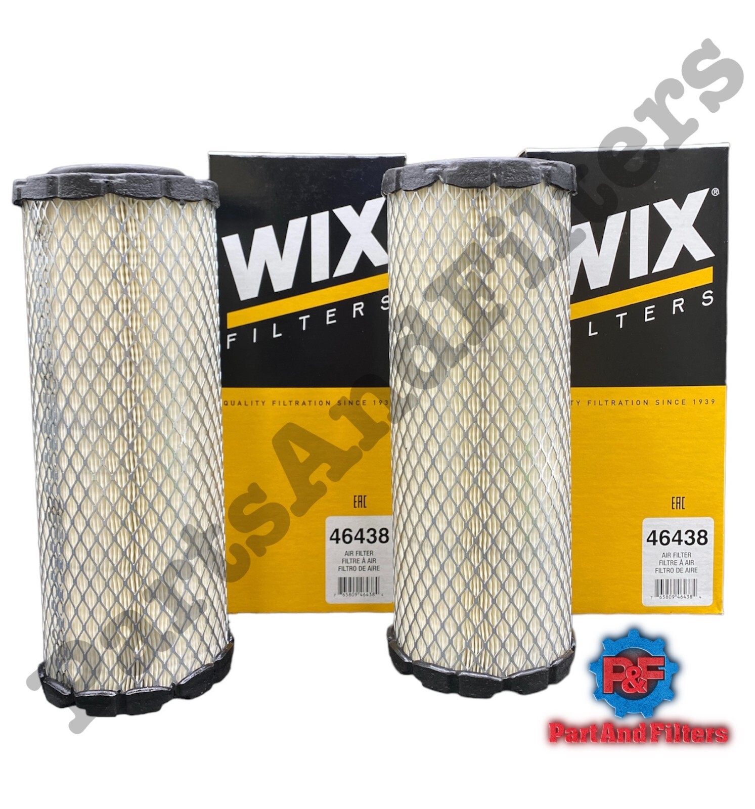 Wix 46438 Air Filter Replace P821575 for RS3704 AF25551 CA9550 (2Pack ...