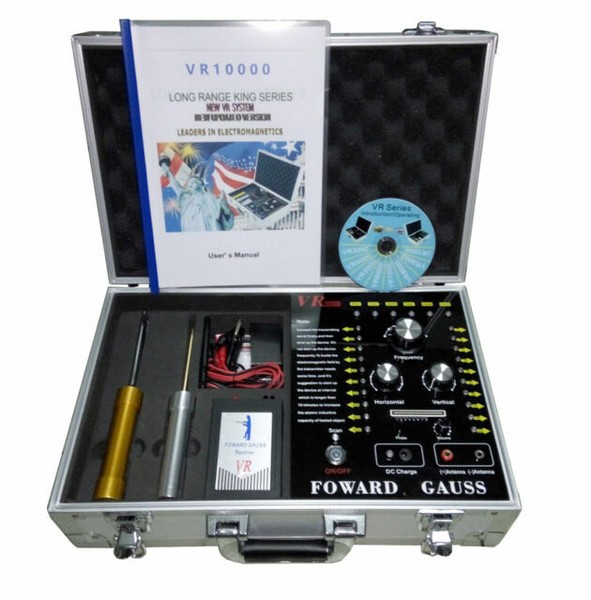 Vr10000 Long Range Underground Metal Detector Gold Silver Gem Hunter ...