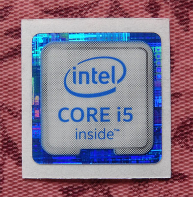 Intel Core i5 Inside Sticker 18 x 18mm 2015 Version Skylake 6th ...