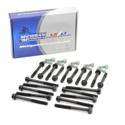 Gen V LT Main Cap Bolt Kit for 2014+ GM 5.3L & 6.2L Engines (LT1 LT4 ...