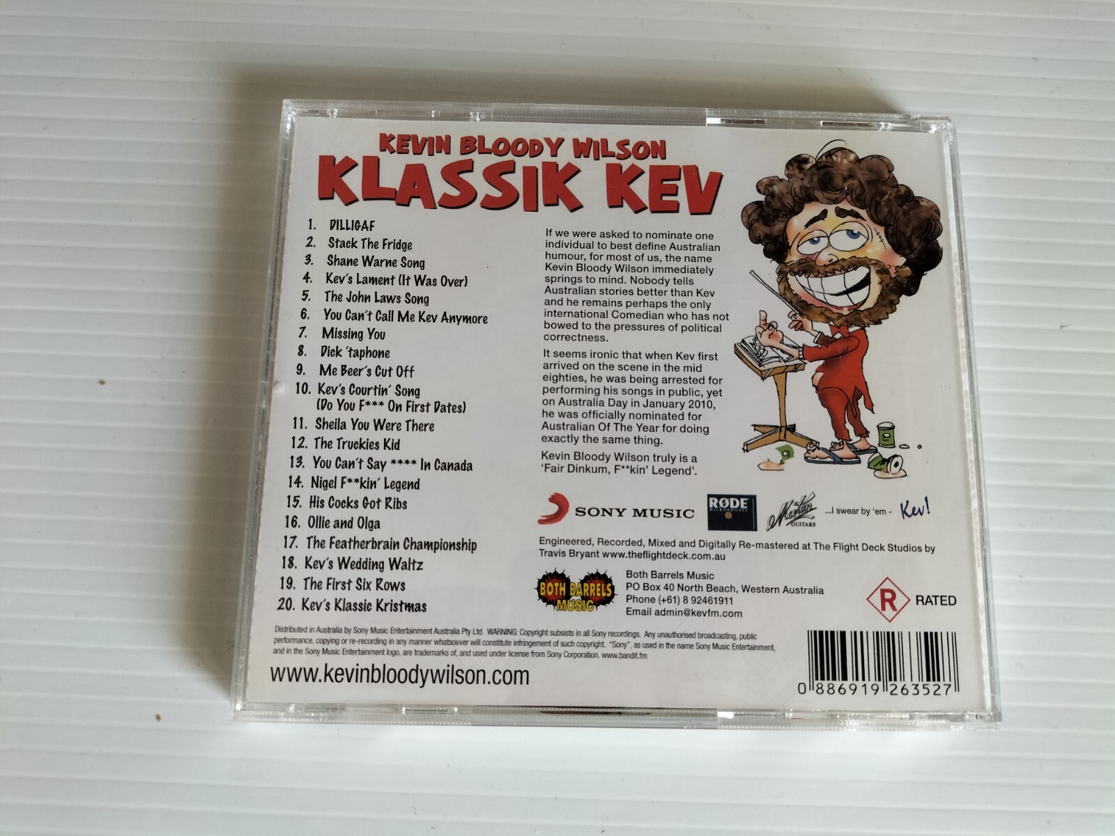 Kevin Bloody Wilson – Klassik Kev CD RARE 886919263527 | eBay Australia