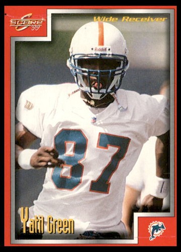 1999 Score #152 Yatil Green Miami Dolphins Football Card | eBay