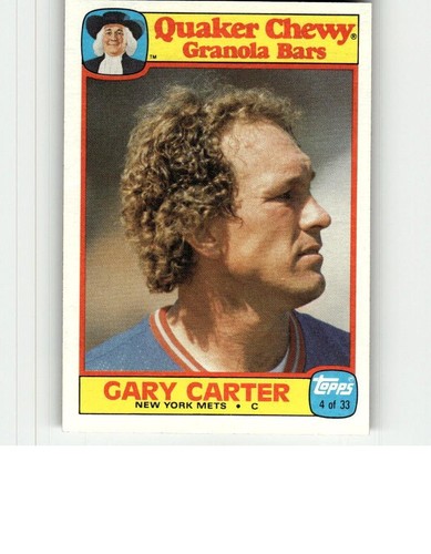 GARY CARTER CARD #4 BFU13R4S2P22 FREE SHIPPING | eBay