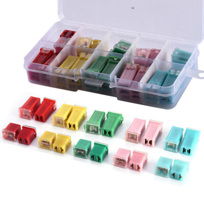 Mini Square Fuse Assortment Auto Car SUV Fuses Kit W/Plastic Box ...