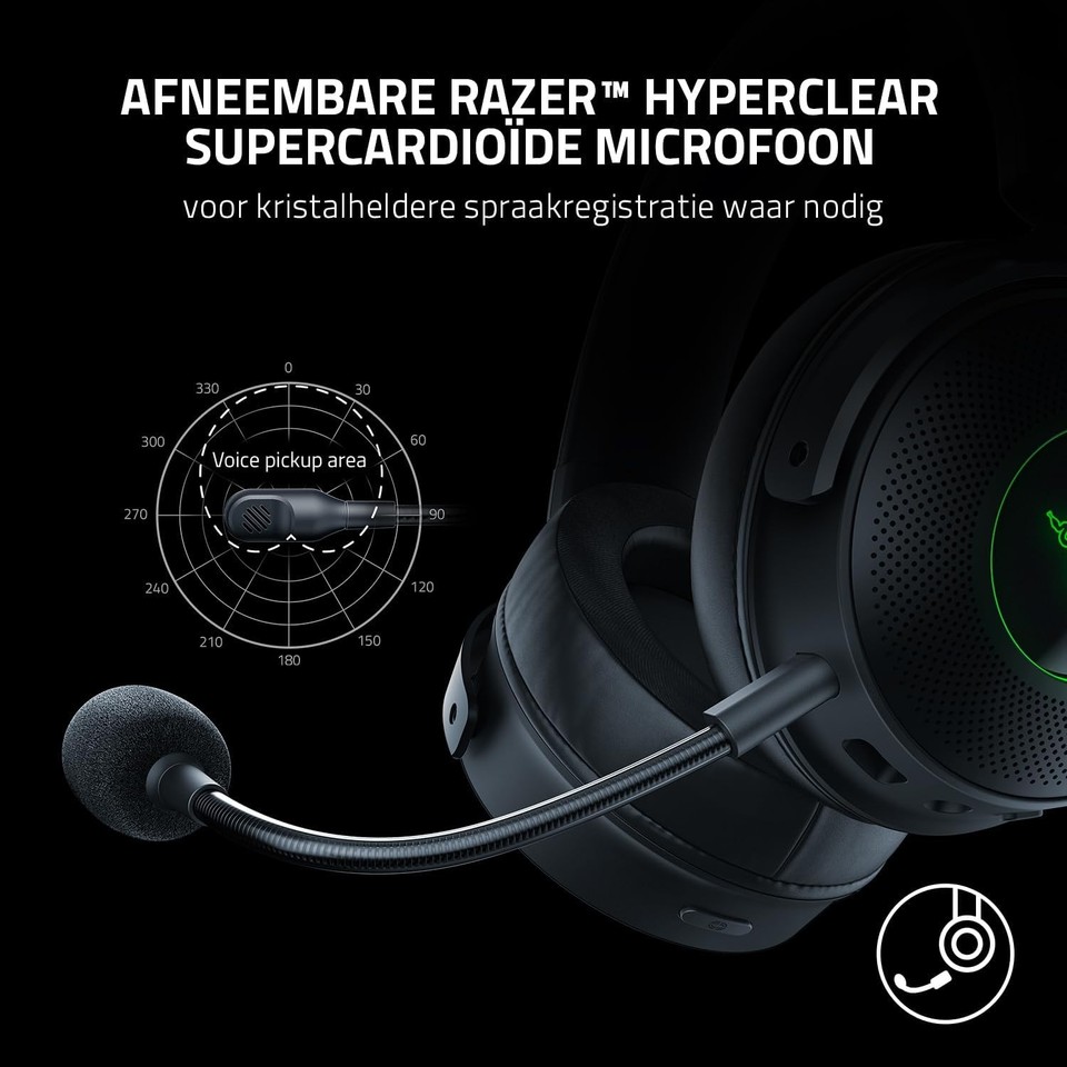 Razer Kraken V3 Pro - Wireless Gaming Headset with Taptic Technology ...