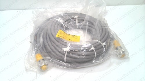 TURCK RSM RKM 54-14M/S1380, POWERFAST DOUBLE-ENDED CORDSET, U-88685 ...