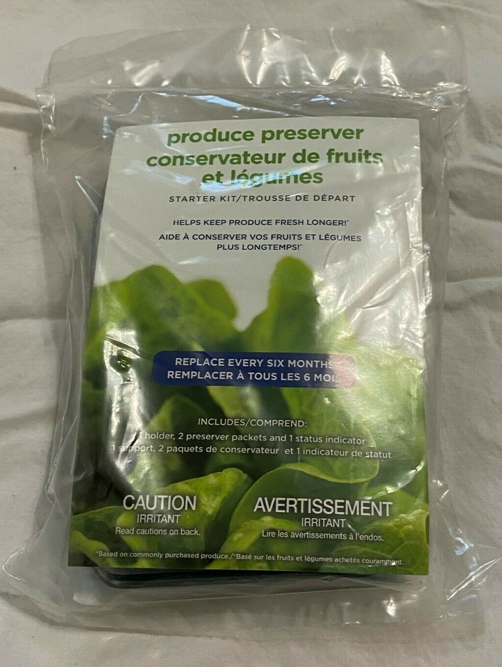 Produce Preserver Starter Kit 1 Holder, 2 Preserver Packets & 1 Status ...