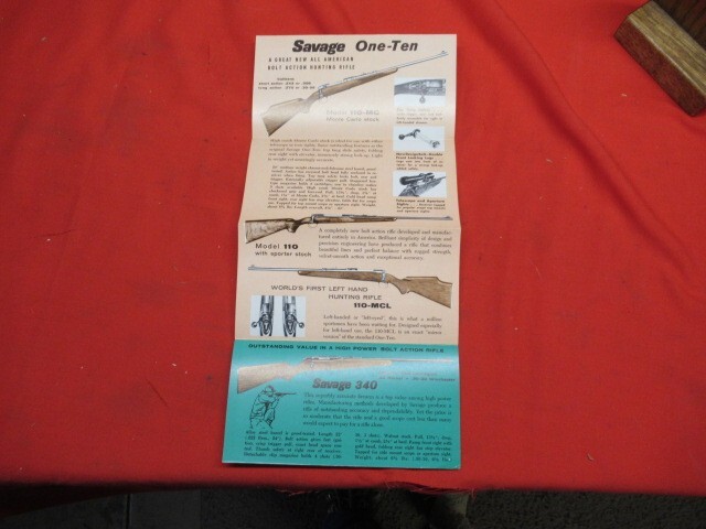 Vintage Savage Hi-Power Rifles Phamplet | eBay