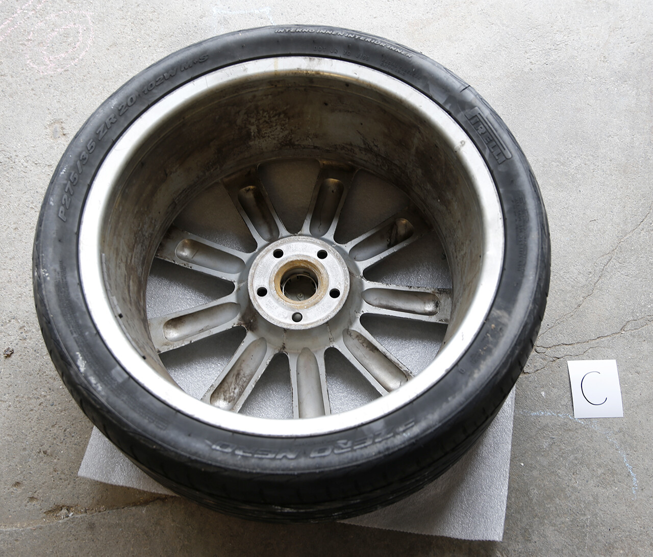 (4) Audi OEM D3 A8L A8 W12 20" 9-Spoke Wheels Rims Silver Polished ...