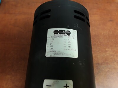 Ohio Electric Motors D-562287X8029 24V 113Amp 1750 RPM, D56 Frame | eBay