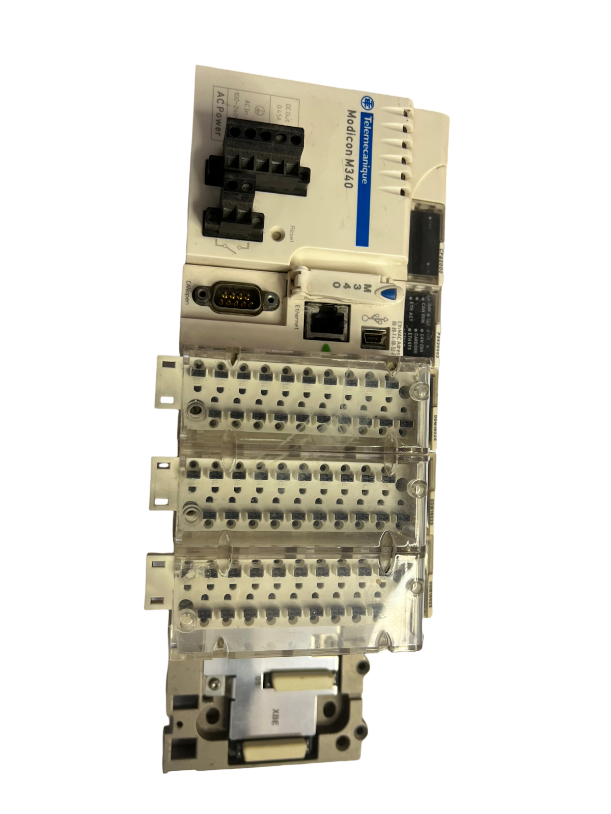 Schneider modicon m340 cps2000+cpu340 20 Modbus(p34+3 card ddm16025) | eBay