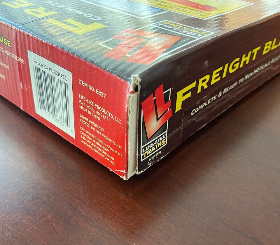 Life Like Trains Freight Blaster HO Train Set Santa Fe Diesel ...