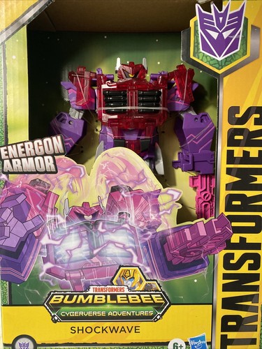 Transformers SHOCKWAVE Bumblebee Cyberverse Adventures Energon Armor 9 ...