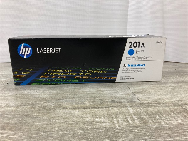 HP 201A (CF401A) Cyan Ink Cartridge for sale online | eBay