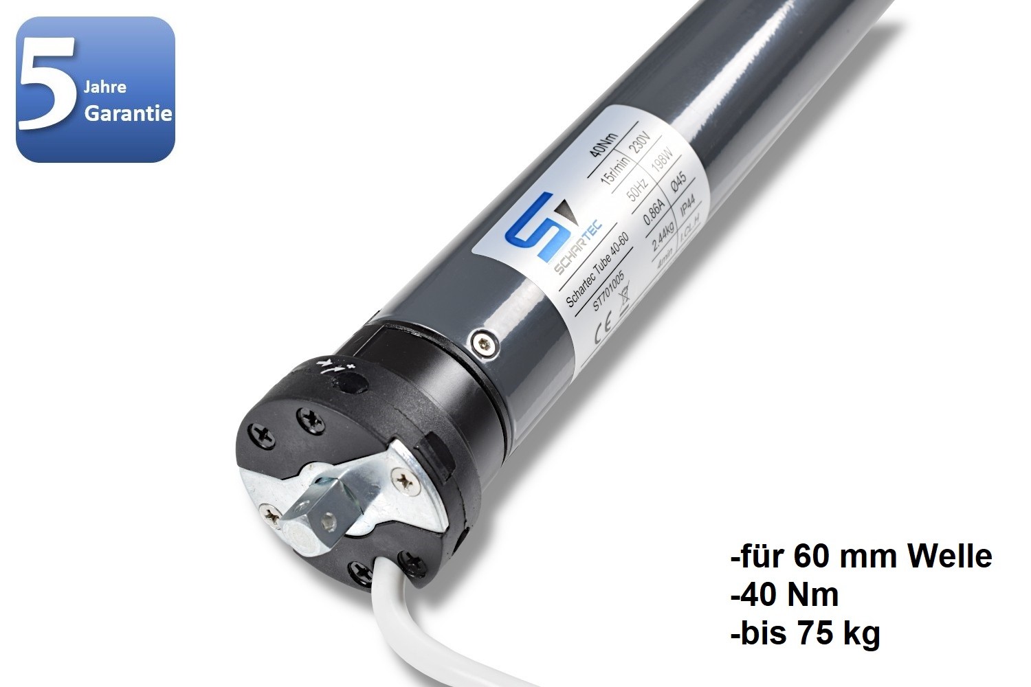 Rolladenmotor Rollladenmotor Rolladenantrieb Rohrmotor 40 60 mm ...