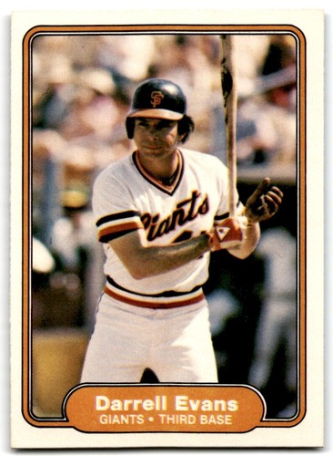1982 Fleer Darrell Evans . San Francisco Giants #388 | eBay