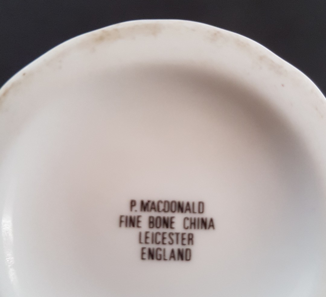 Lovely fine bone china bud vase by Macdonald of Leicester - Floral ...