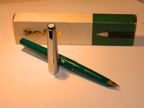 VINTAGE FOUNTAIN PEN GEHA 707 MADE IN GERMANY 1970's GREAT CONDITION ...
