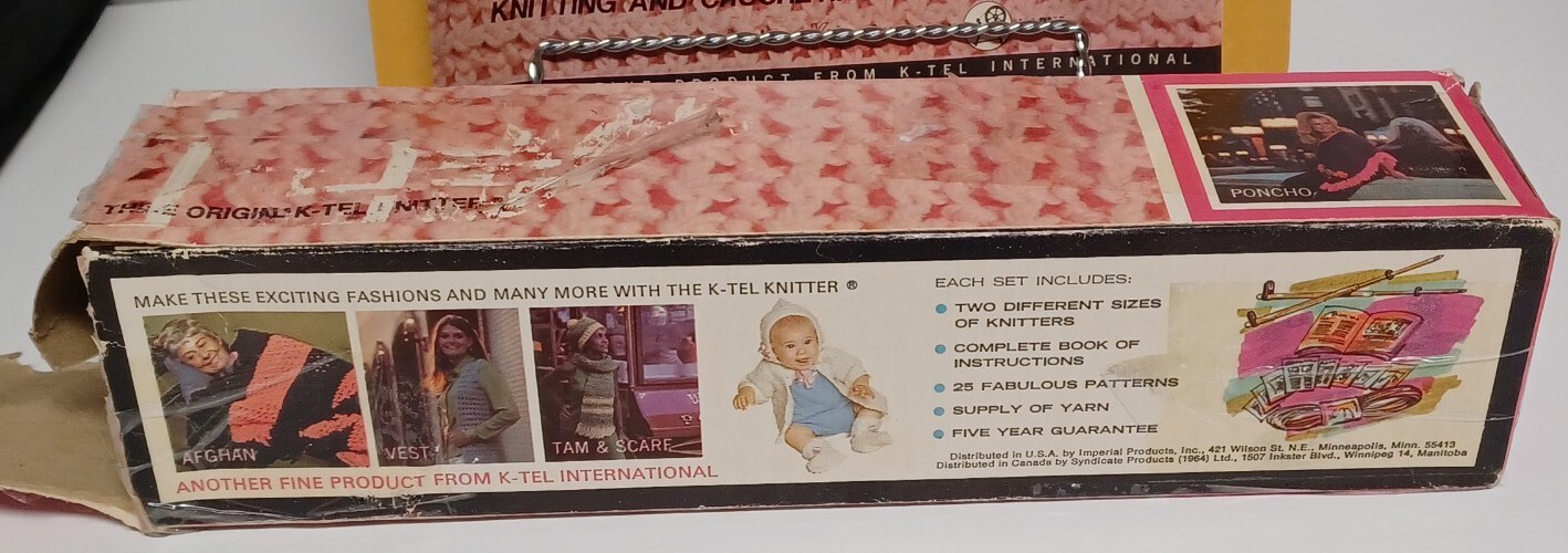 Original K-Tel Knitter, As Seen On TV, 1964, Complete, RARE! K Tel | eBay