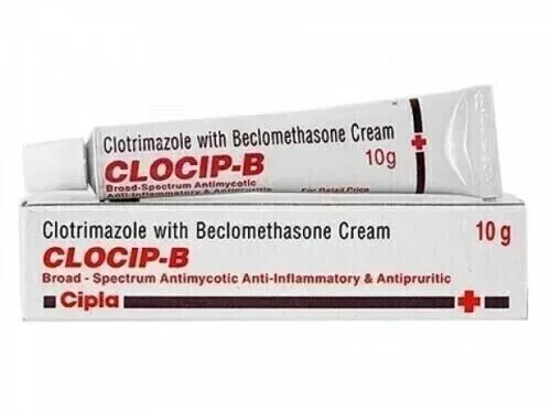 5 x Clocip-B Cream 10 gm dermatological medication to treat fungal ...