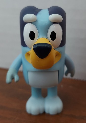 Bluey Action Figure Dad Bandit Plastic Action Figure 2.5" Tall White ...