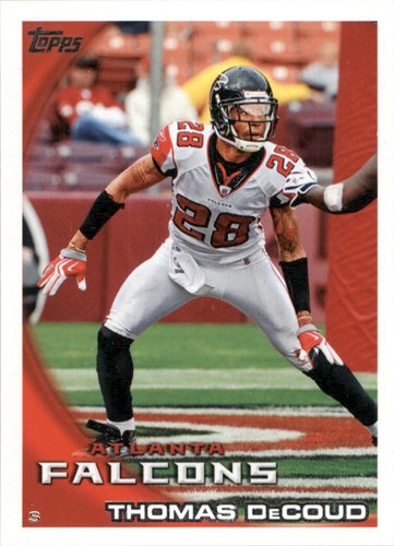 2010 Topps Thomas DeCoud Atlanta Falcons #128 Football Card | eBay
