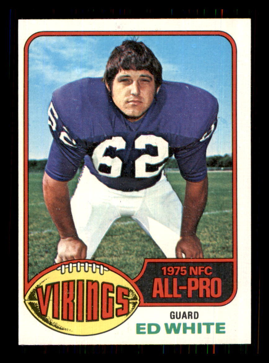 1976 Football Topps Ed White Minnesota Vikings #230 RC AP1 | eBay