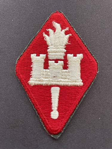US Army 9th Engineer School Vintage Patch Cut-Edge WW II Original #2 | eBay