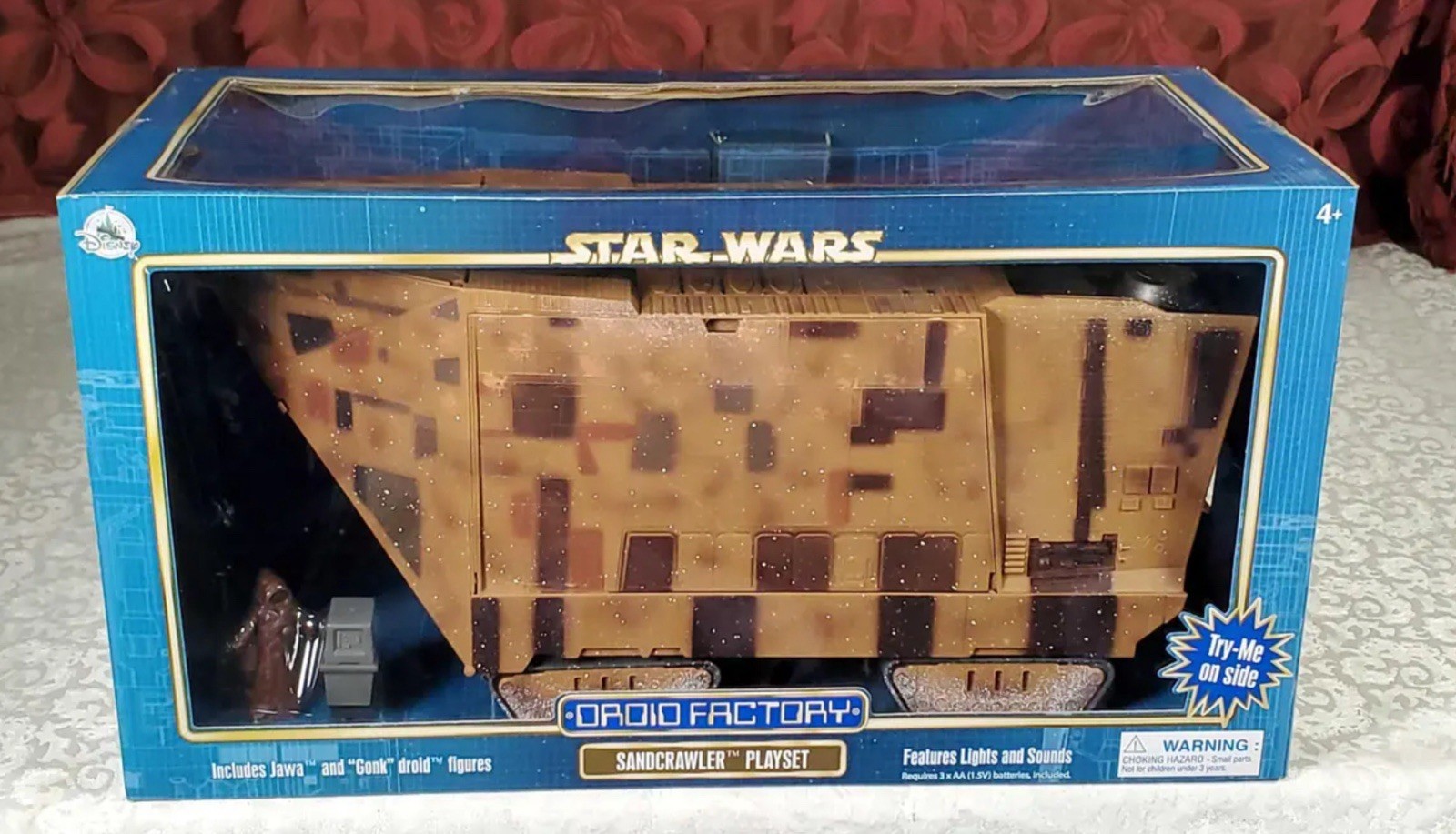 Star Wars Droid Factory Sandcrawler Playset Jawa & Gonk Droid Disney ...