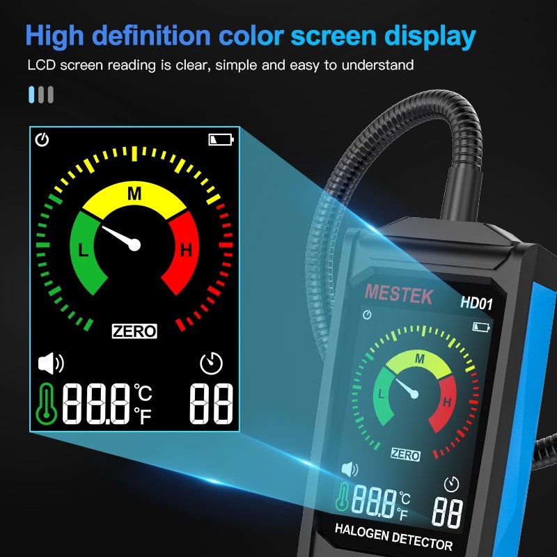 Freon Halogen Refrigerant Leak Detector R22 R32 R134a Gas Air ...