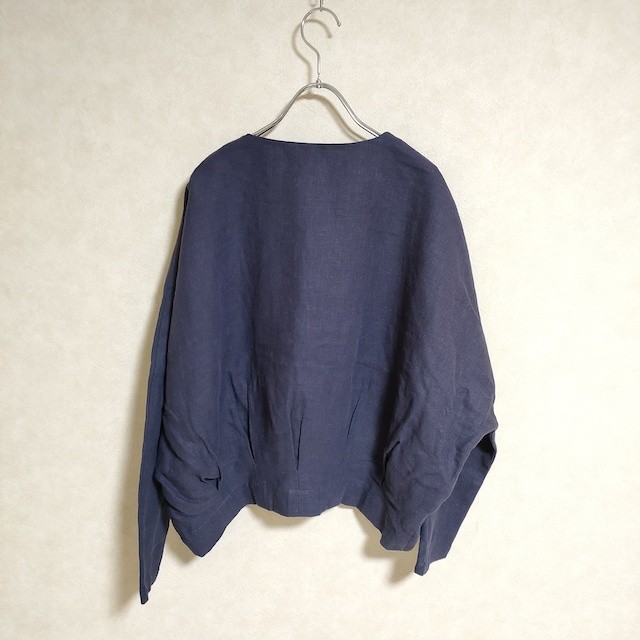 patterntorso Cotton linen no color size F No color jacket Navy 3-0417M ...