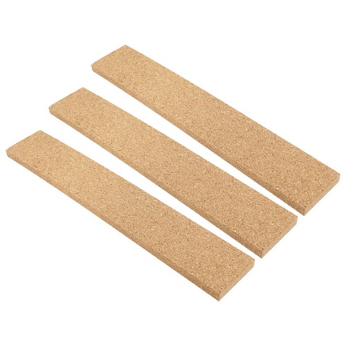 3 Pcs Cork Strips Natural Wood Texture Bulletin Board for Office ...