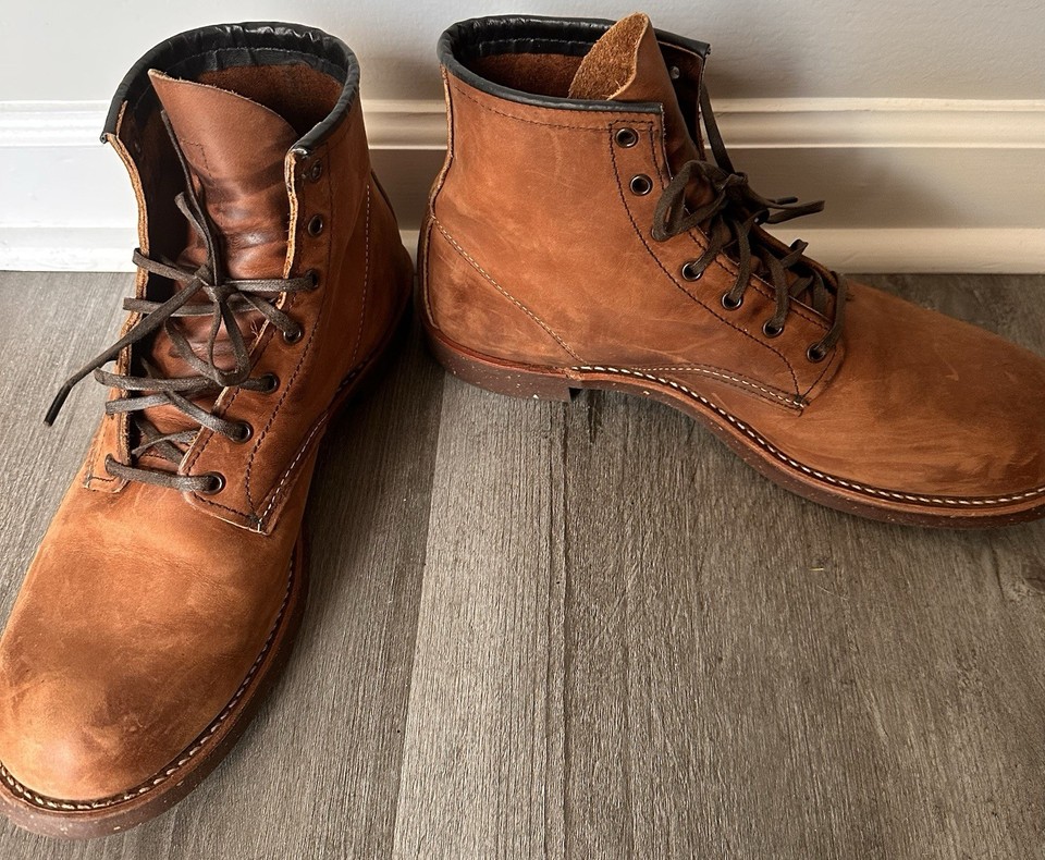 Red Wing Men's Blacksmith 6" Boots 2962 Copper Leather 10.5 | eBay