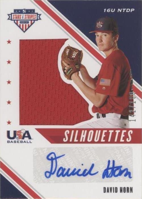 2020 Panini USA Baseball Stars & Stripes - Silhouettes Signatures David ...