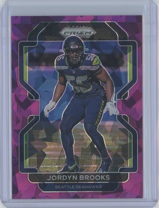 JORDYN BROOKS 2021 Panini Prizm PURPLE ICE #48 SEAHAWKS 074/225 | eBay