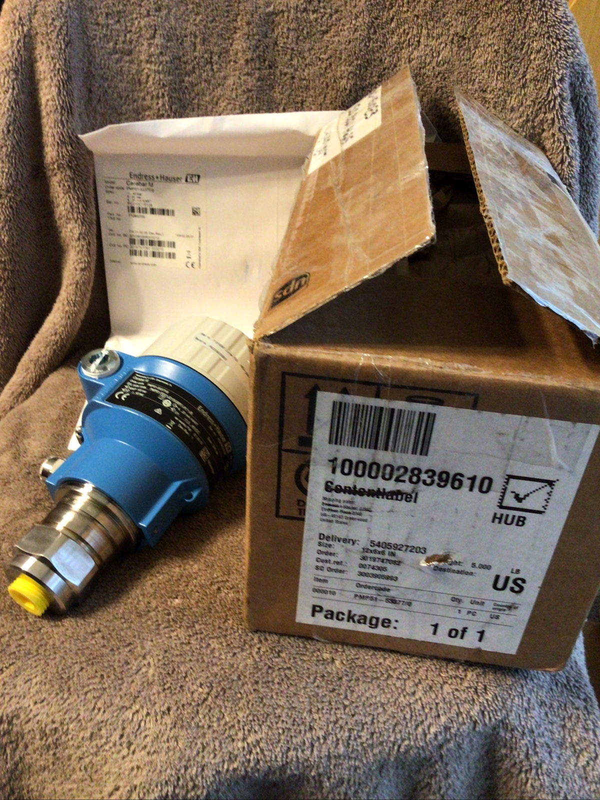 Endress-Hauser Cerabar M …PMP51-53377/0 Pressure Transmitter….NEW | eBay