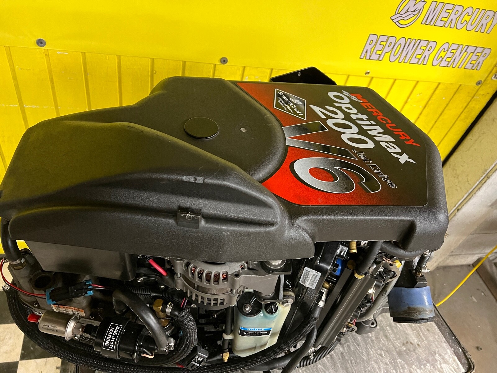 2001/2014 RUNNING Mercury Marine 200 Optimax Sport Jet Powerhead ...