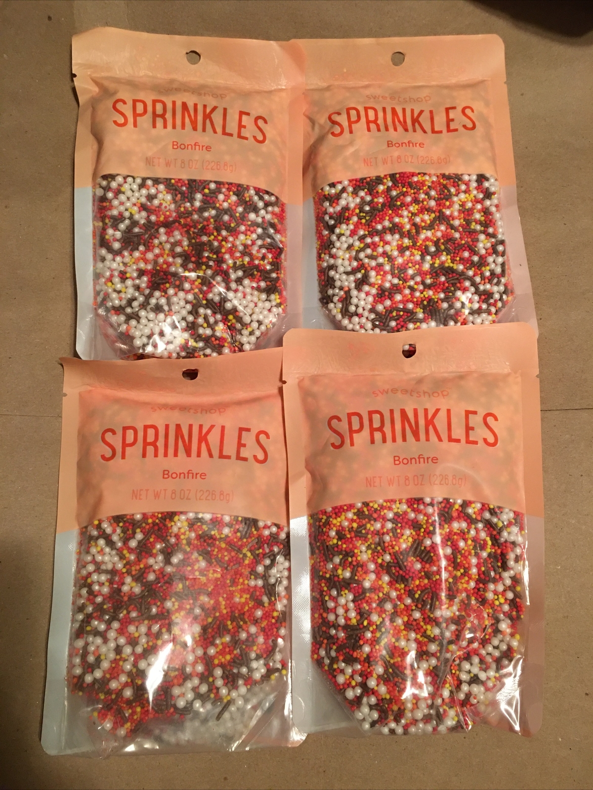 4 packs of sprinkles bonfire sweetshop 8 oz | eBay
