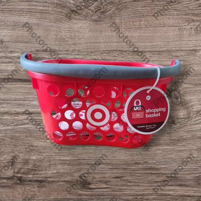 Target Toy Shopping Basket - Bullseye Red - w/ toy phone and bag - NEW ...