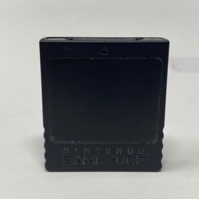 Official Nintendo GameCube Black Memory Card 251 Blocks (DOL-014 ...