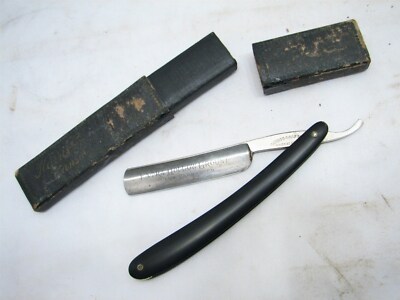 Antique Harris - Goar Kansas City 5/8 Straight Razor w/Box Hollow ...