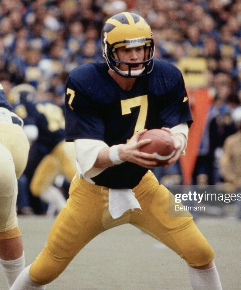 Vintage Rick Leach Michigan Wolverines Bike AiR Power Authentic ...